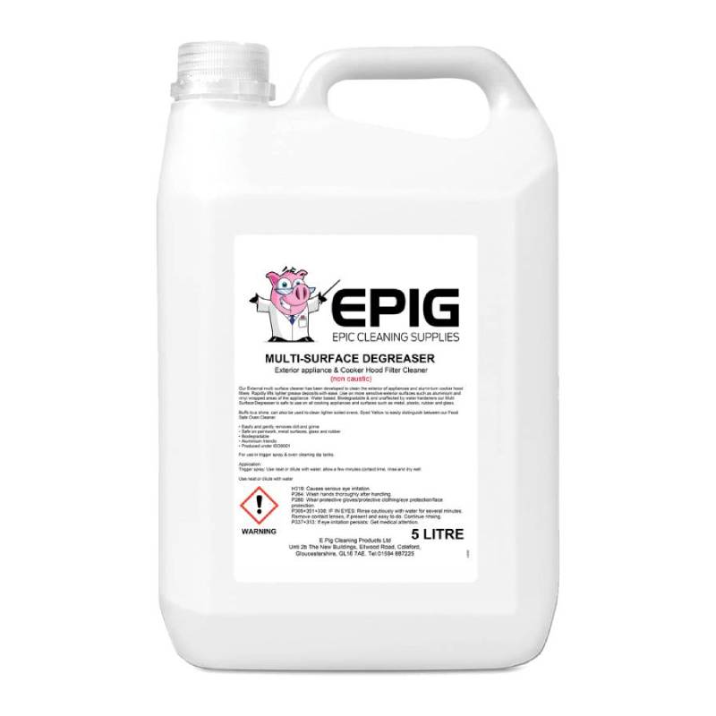 EPIG Multi Surface Bio Degreaser 5ltr – Epig Cleaning Products Limited